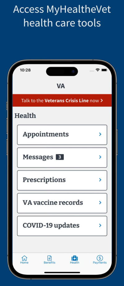 Your Best Friend = MyHealtheVet App - VETERANS CLUB OF CELEBRATION